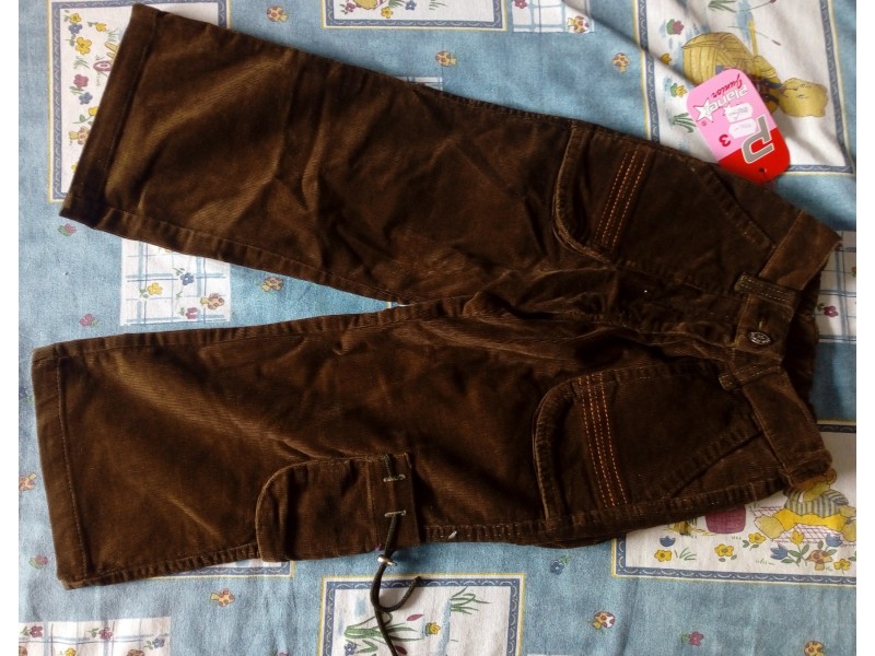 Somot pantalone za devojčice, vel. 3 NOVO!!!