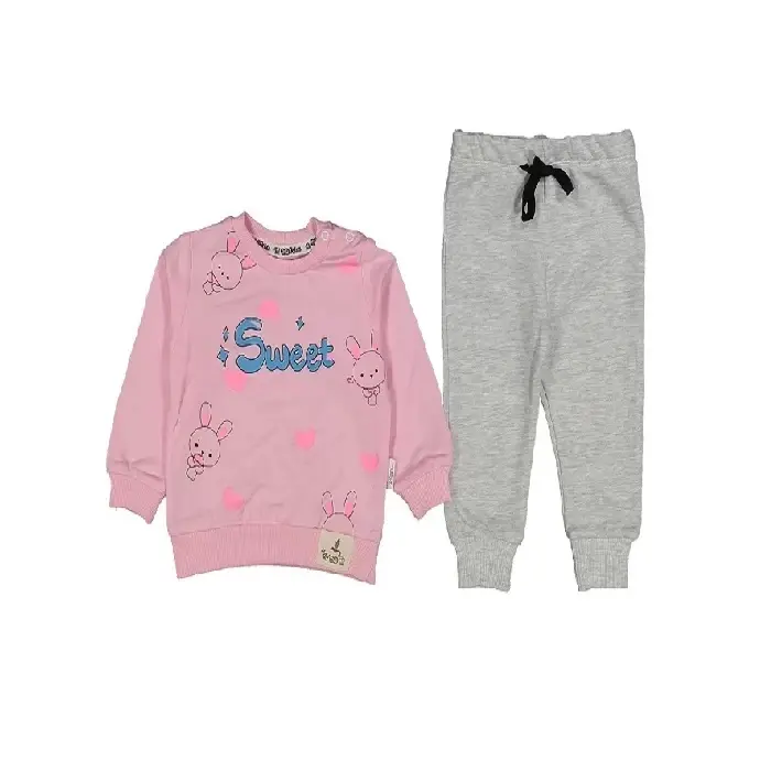 Komplet za bebe 245651, Sivo-roze