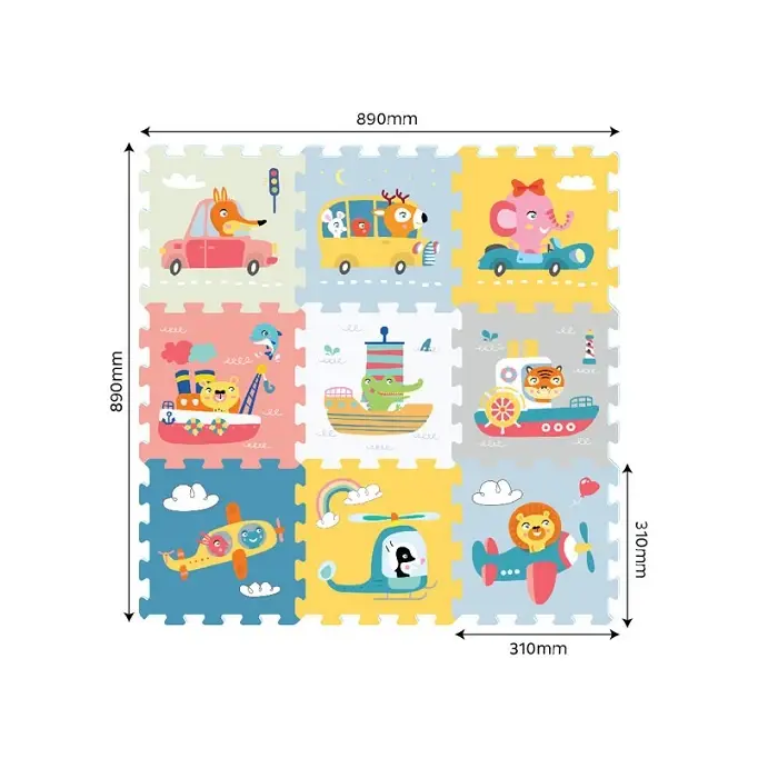 Podne puzzle za igru PZ30876, 9 komada