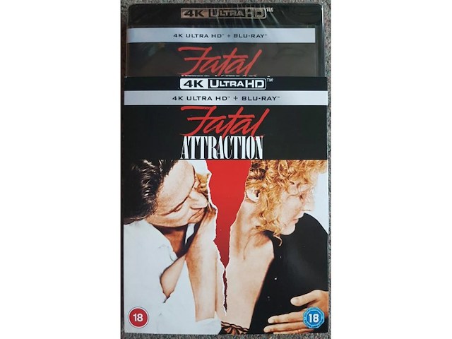 Fatal Attraction 4k UHD &; Blu-Ray With Slipcover