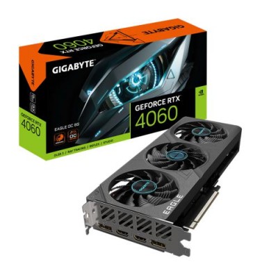 GeForce® RTX 4060 EAGLE OC 8GB GDDR6 128bit Gigabyte GV-N4060EAGLE OC-8GD