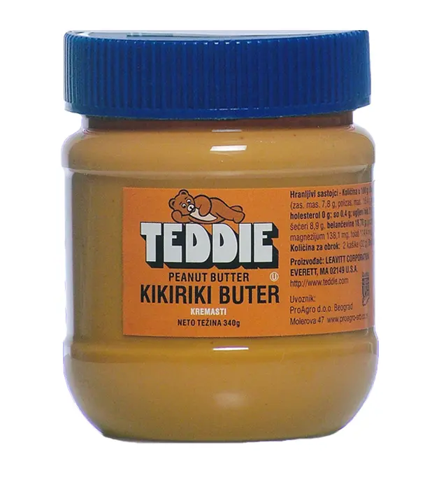 Teddie Kikiriki puter chunky sa komadićima, 340g