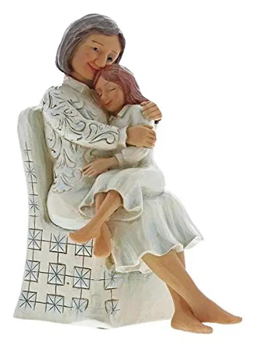 Grandmother W/Child Figurine