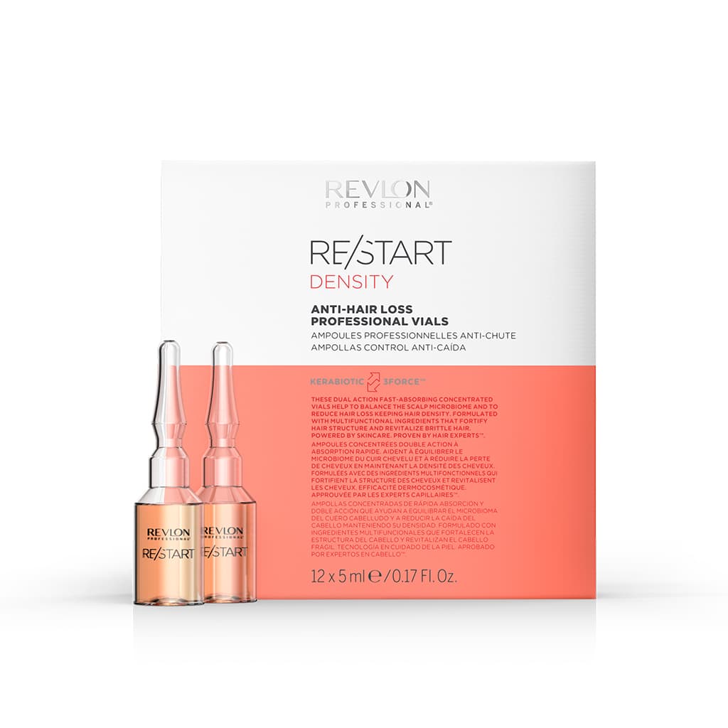 Revlon Restart Density Anti-Hair Loss | Tretman za jačanje i revitalizaciju kose | 12x5ml