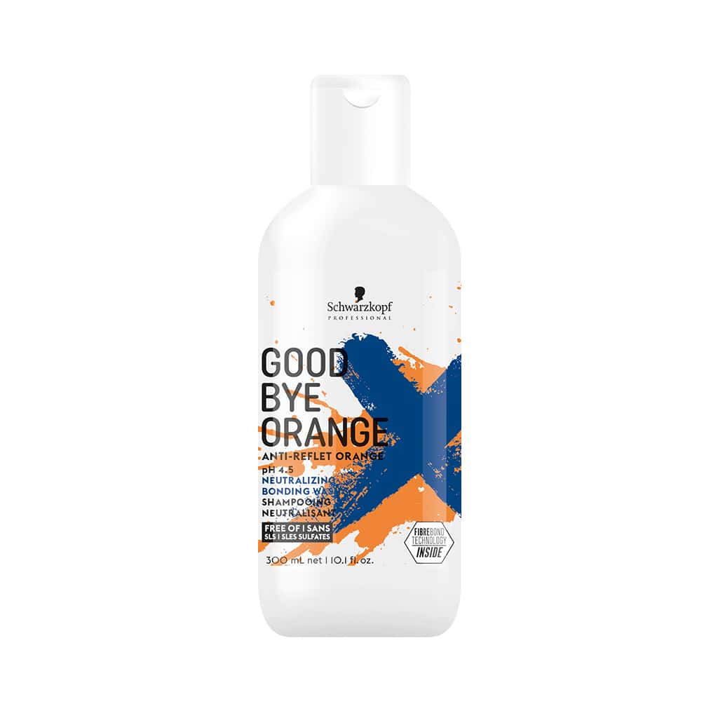 Schwarzkopf Professional Goodbye Orange | Neutralizujući šampon za obojenu kosu, protiv narandžastih tonova | 300 ml