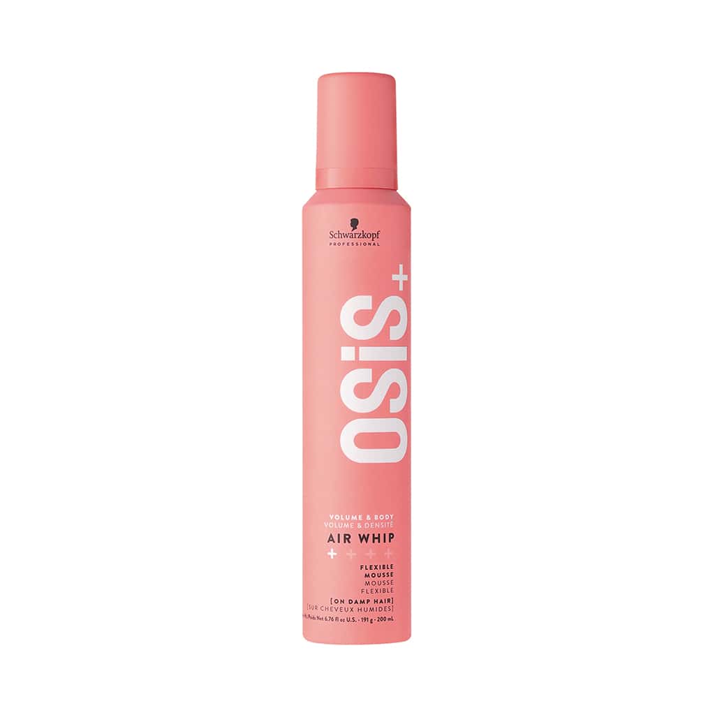 Schwarzkopf Professional OSiS+ Air Whip | Pena za stilizovanje za prirodan volumen i kontrolu | 200 ml