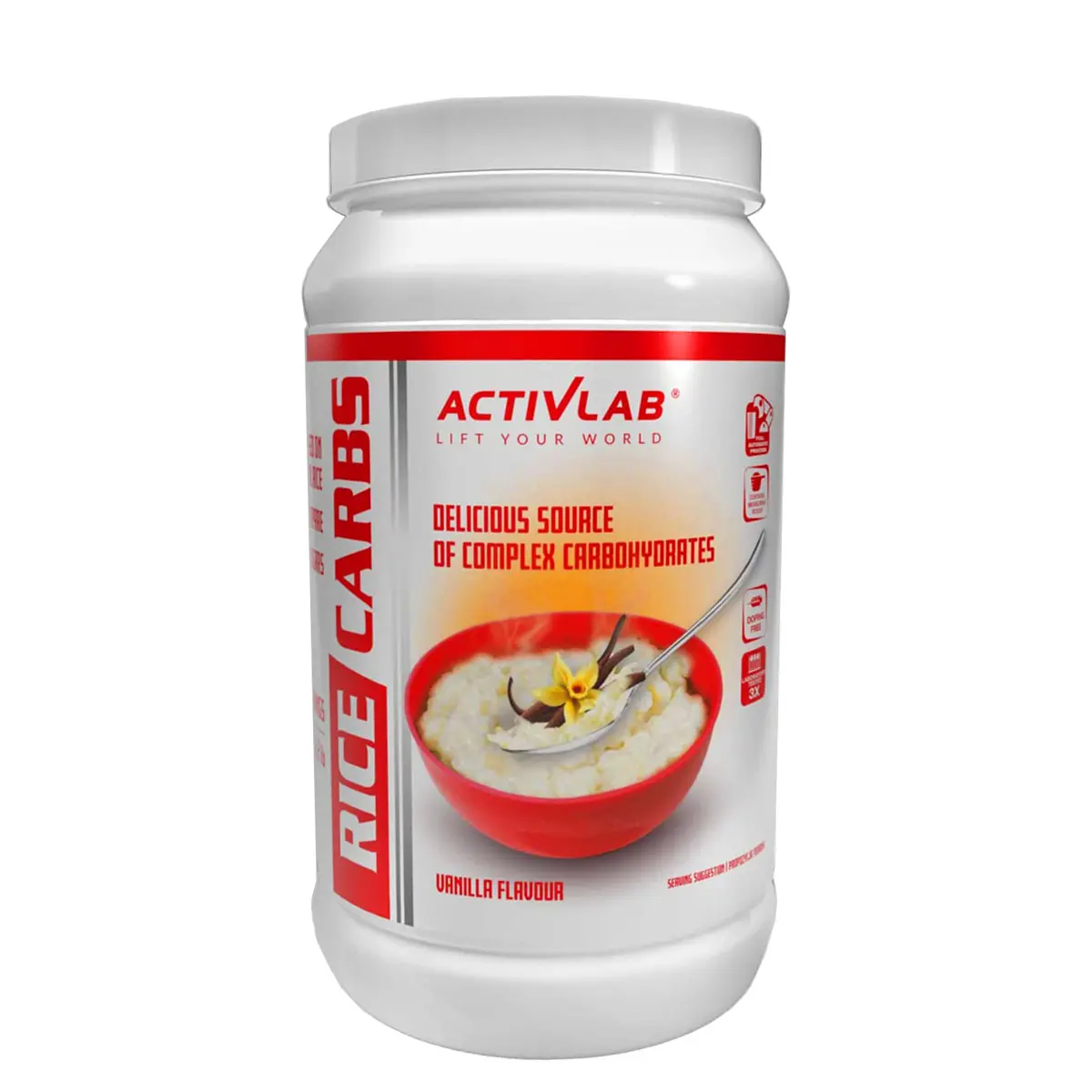 ACTIVLAB Rice Carbs ugljeni hidrati vanila 1kg