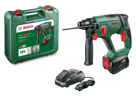 Bosch akumulatorski elektro-pneumatski čekić UniversalHammer 18V; 1x4,0 Ah (06039D6004)