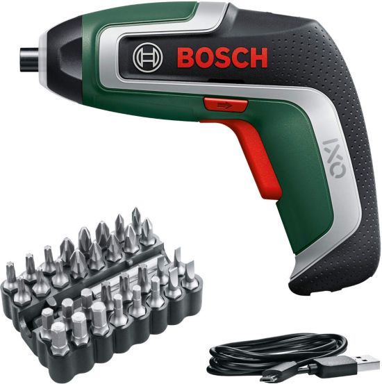 Bosch IXO 7 akumulatorski odvrtač + 32-delni set bitova (06039E000B)