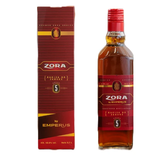 Rakija Emperus Zora Jabuka Barik 5godina 0,7l