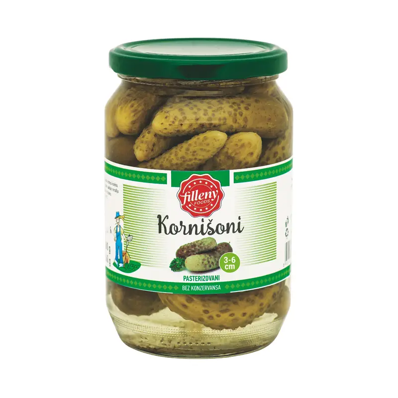 FILLENY FOODS Kornišoni 3-6cm, 680g