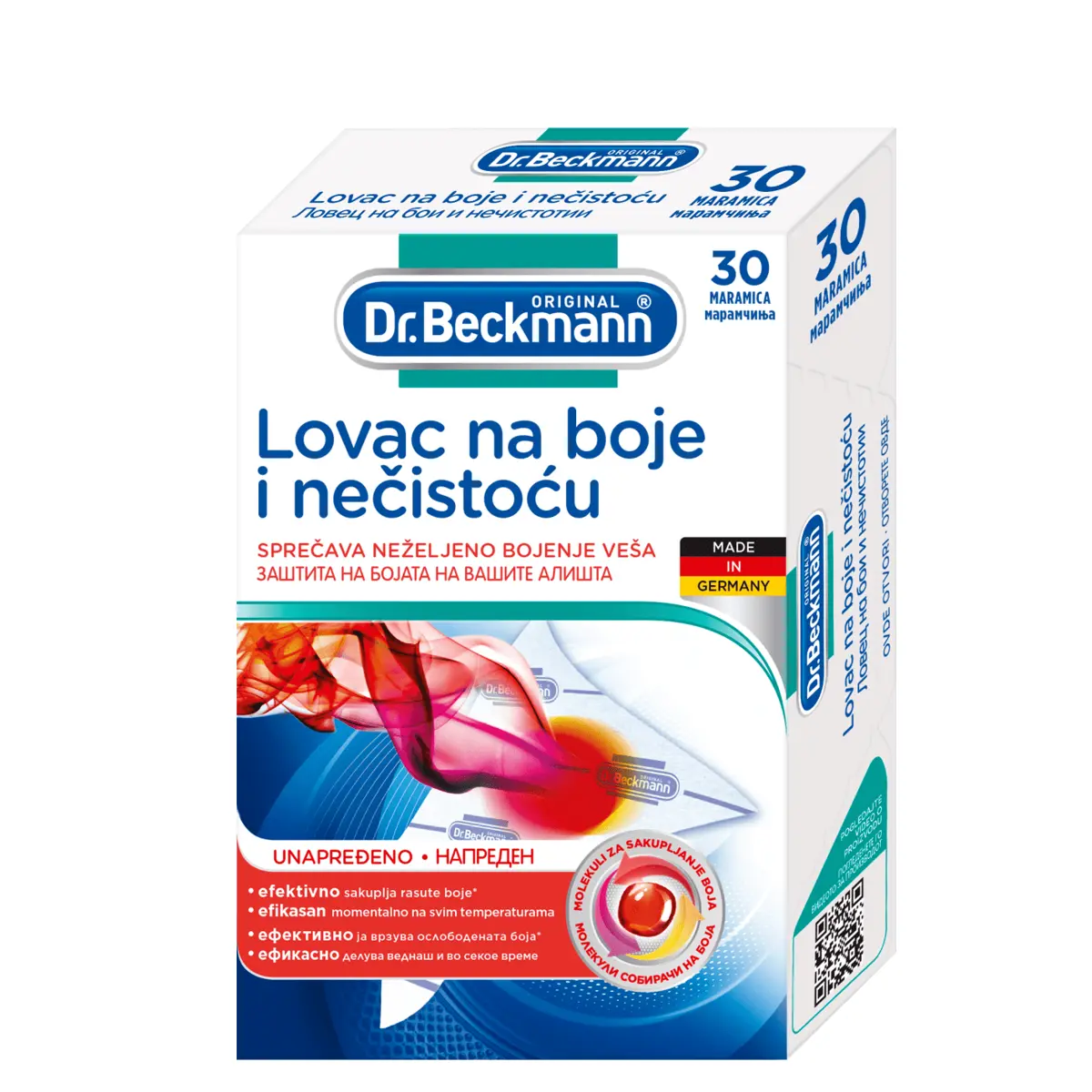 DR. BECKMANN Lovac na boje maramice 30/1