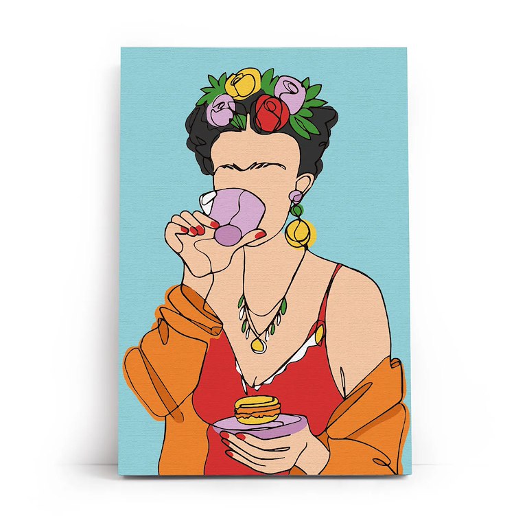 VARVIKAS Slika po brojevima - Frida Kalo 20x30 cm