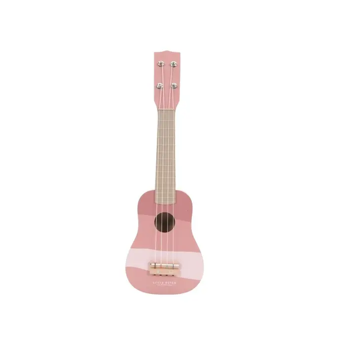 LITTLE DUTCH Gitara Adventure LD7015, Drvena, Roze