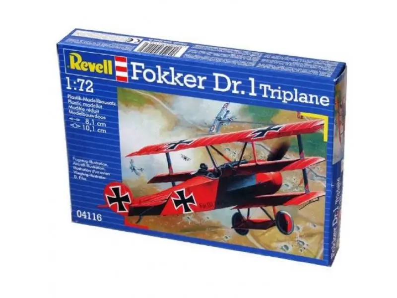 REVELL Maketa FOKKER DR. 1 TRIPLANE 025