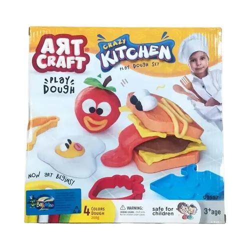 ART CRAFT Set sa testom i modlicama za igru Crazy kitchen 035575