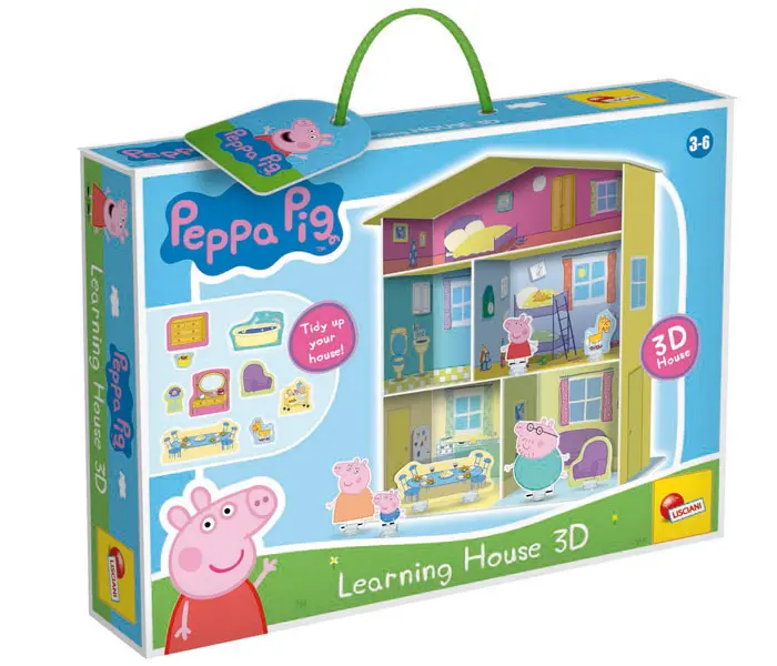 LISCIANI PEPPA PIG Kućica školica 3D