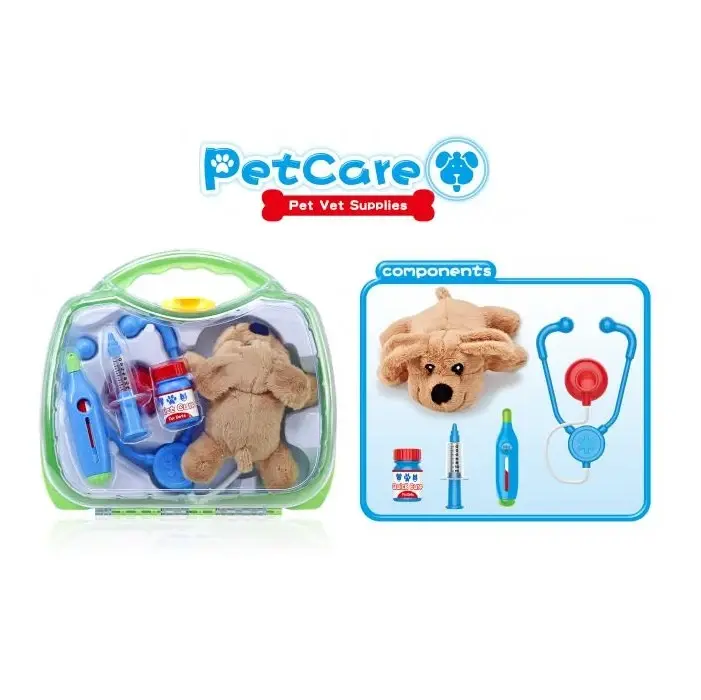 Igračka Veterinarski set sa plišanom kucom 100036