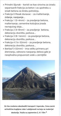 Usluge prevoza i odvoza materijala