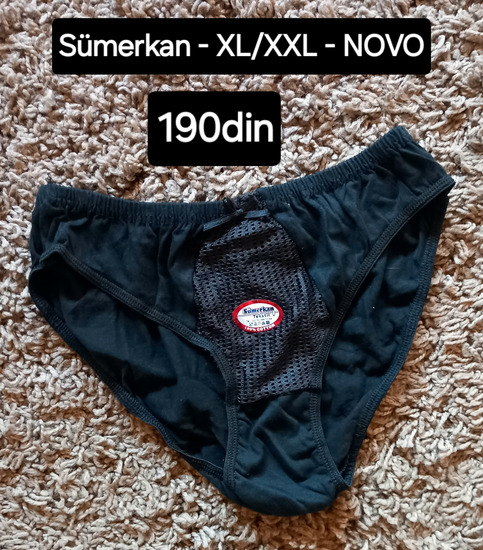 Sumerkan ženske gaćice crne boje XL/XXL - NOVO