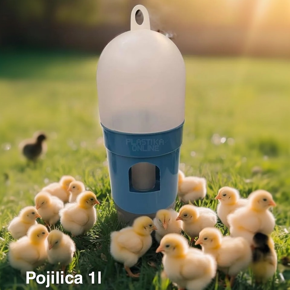 Poilica – Pojilica za piliće i golubove 1l