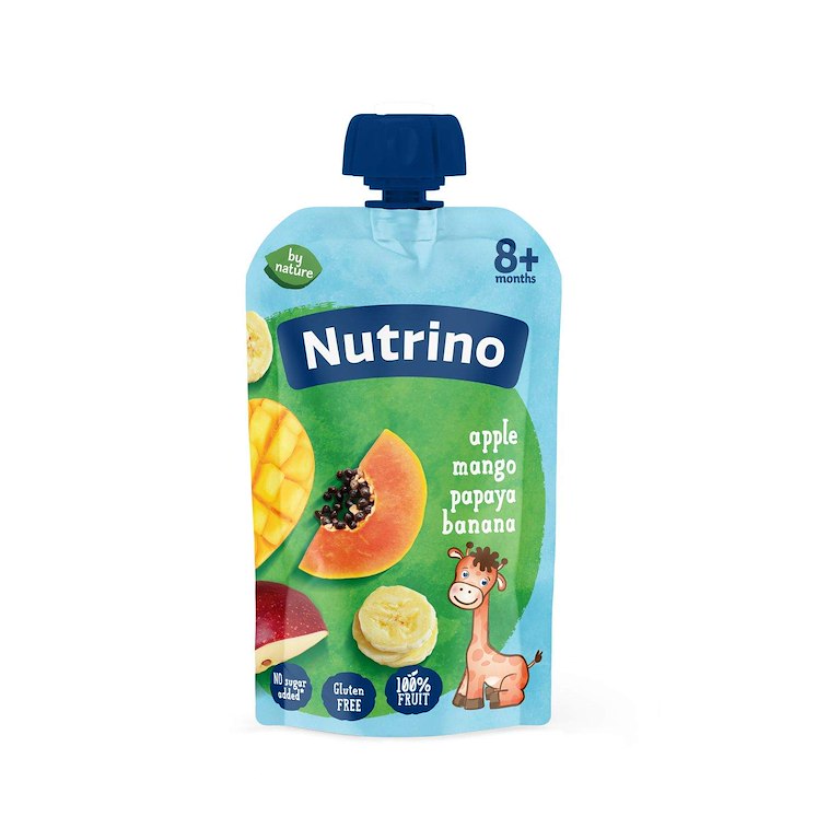 Nutrino pauč jab mango papaja 100g nutrino