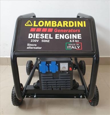 Lombardini Agregat 4,5 kW - Dizel -sincro alternat