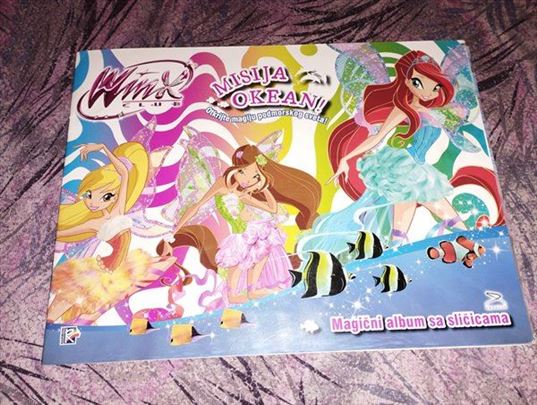 Album za slicice Winx Club Misija okean