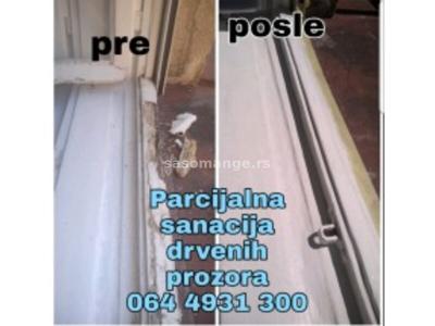 Parcijalna sanacija drvene stolarije