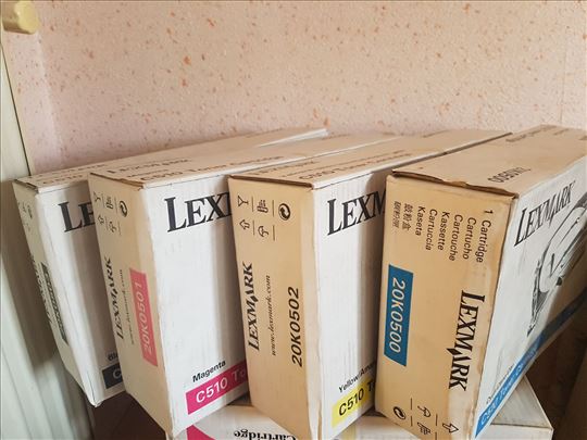 LEXMARK originalni toneri C510. Nekorišćeno.