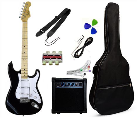 Firefeel S052SB električna gitara, paket