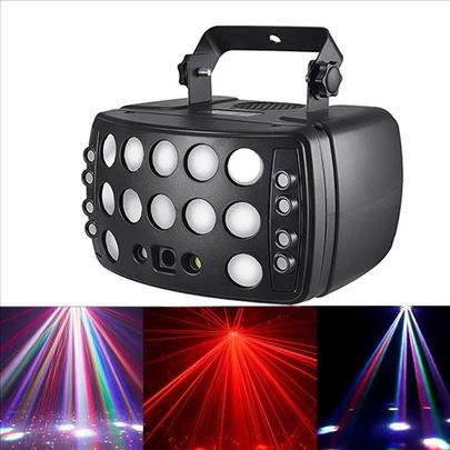 Strob laser za diskoteke 50W RGB 4 u 1 DMX 512