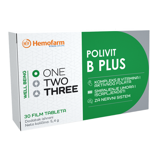 Polivit B Plus 30 film tableta