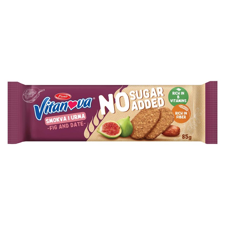 Vitanova keks bez šećera smokva 85g vitanova