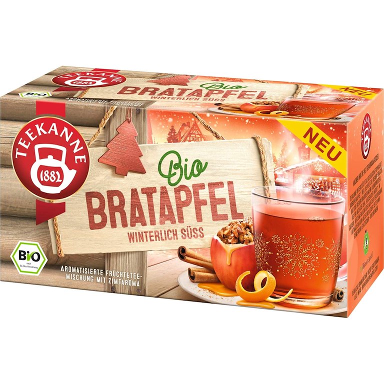 Teekanne čaj bio bratapfel 40.5g teekanne