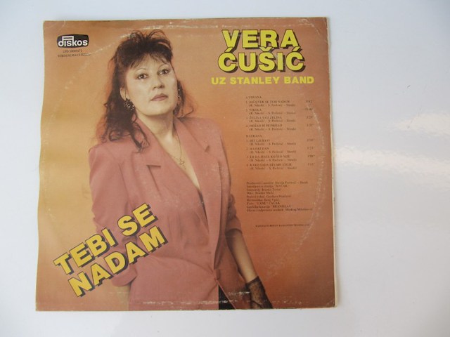 Vera Cusic - tebi se nadam LP