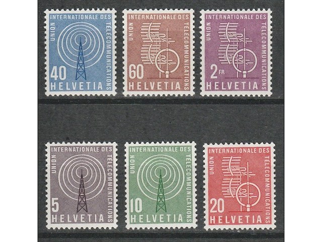 Switzerland, Helvetia - 1958 - (I.T.U.) - MNH