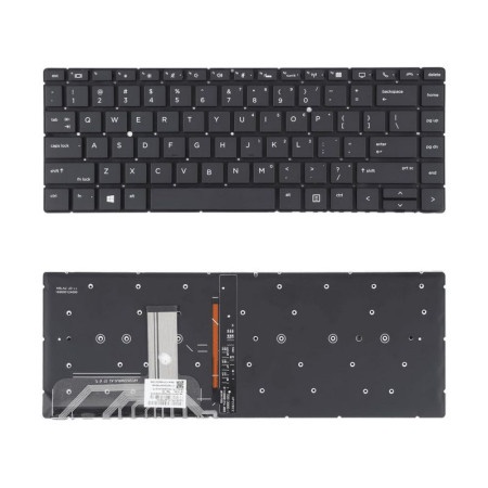 Tastatura za laptop HP EliteBook x360 1040 G4 1040 G5 1040 G6 mali enter backlight ( 111499 )