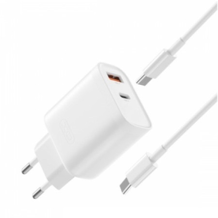 XO L116 Kućni punjač 30W PD USB/Type C + kabl ( XO0333 )