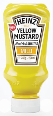 SENF MILD HEINZ 220ML
SENF MILD HEINZ 220ML