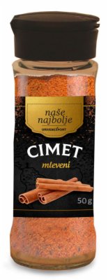 CIMET MLEVENI NAŠE NAJBOLJE 50G BOČICA
CIMET MLEVENI NAŠE NAJBOLJE 50G BOČICA