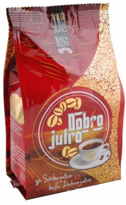 KAFA MLEVENA STRONG DOBRO JUTRO 200G
KAFA MLEVENA STRONG DOBRO JUTRO 200G