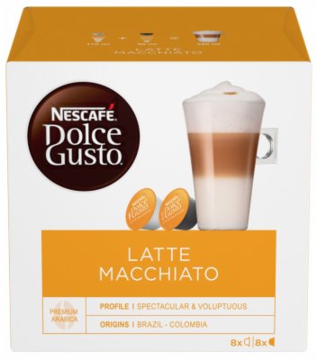 KAPSULE NESCAFE DOLCE GUSTO LATTE MACCHIATO 16/1
KAPSULE NESCAFE DOLCE GUSTO LATTE MACCHIATO 16/1