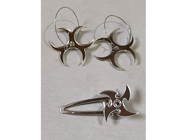 Set Shuriken Minđuše i Šnala Šuriken