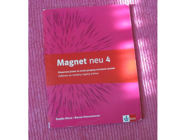 NEMAČKI JEZIK 8, MAGNET NEU 4 - radna sveska