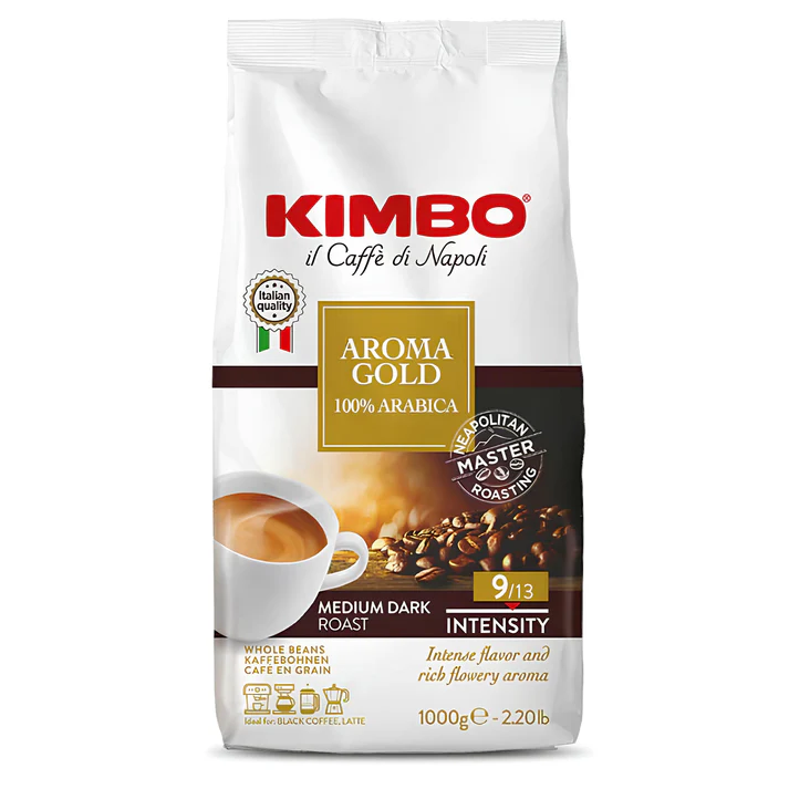 Kimbo Aroma Gold 1kg – Espresso Kafa U Zrnu.