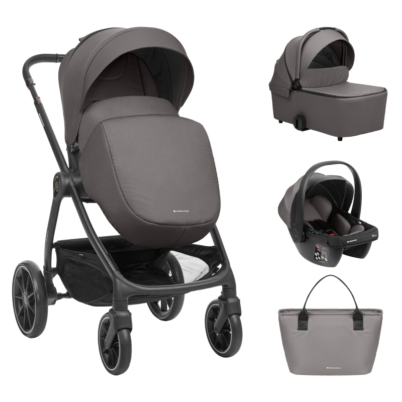 Kikka Boo Modena kolica 3u1 Dark Grey