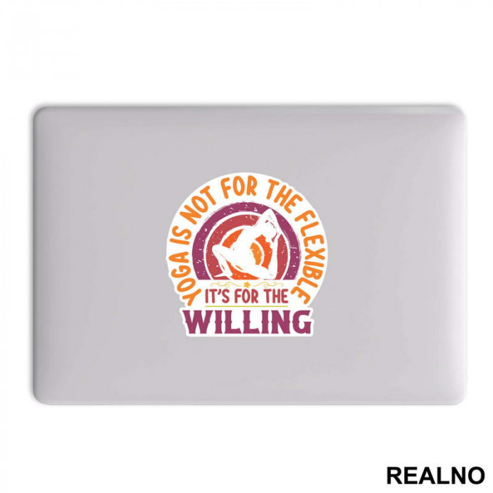 FOR THE WILLING - YOGA - NALEPNICA