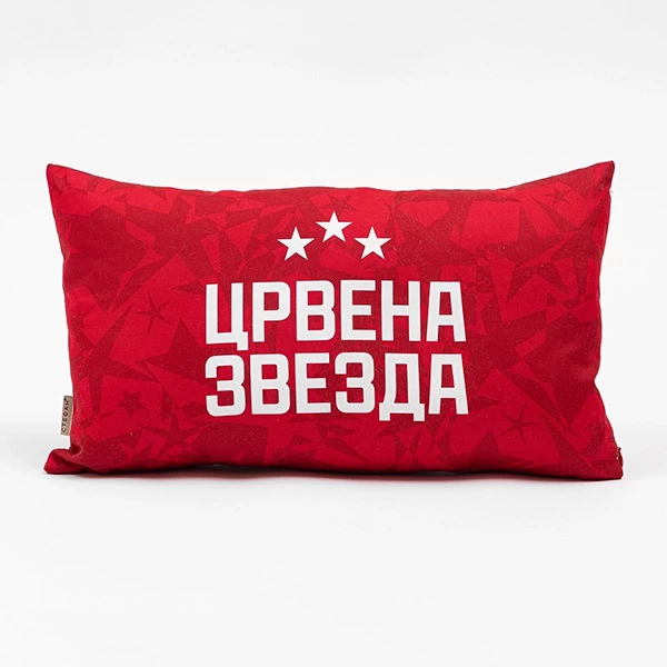 Ukrasni jastuk Crvena zvezda koordinate 50x30 cm