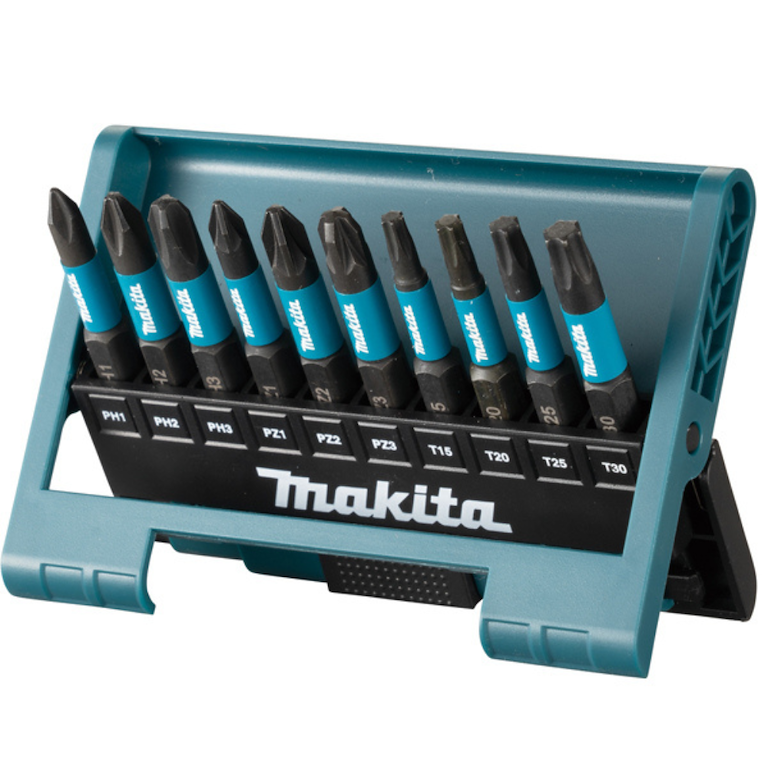 MAKITA – Set udarnih bitova Impact BLACK, 10 komada – E-12011